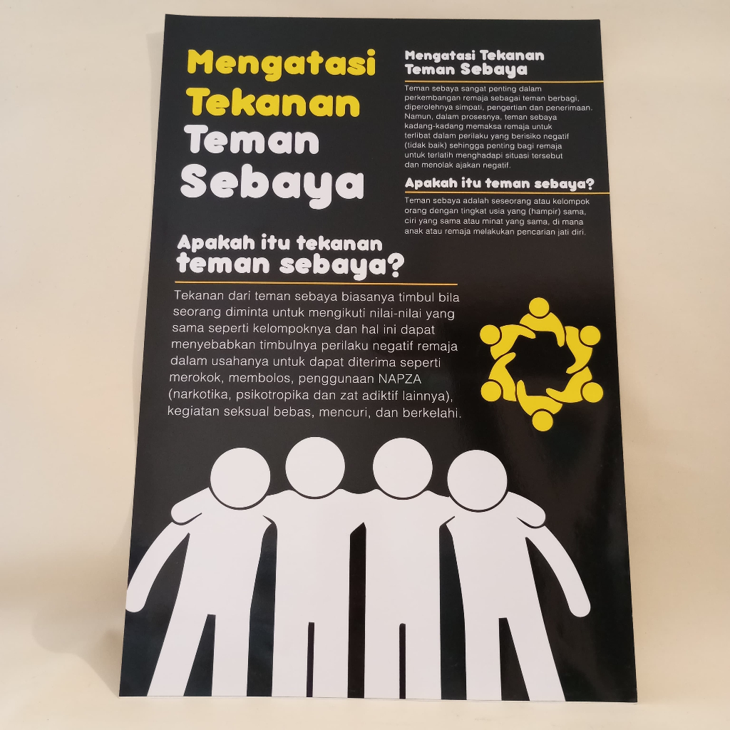 Jual Poster Mengatasi Tekanan Teman Sebaya | Poster Bullying | Shopee ...