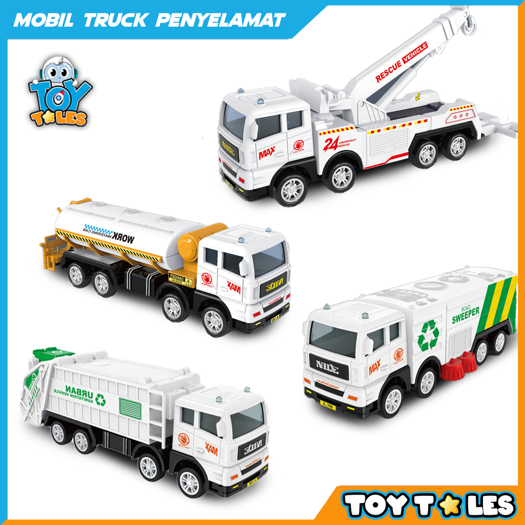 Jual [TOY TALES] Mainan Anak Truk Proyek Tiruan - Model Truk dengan ...