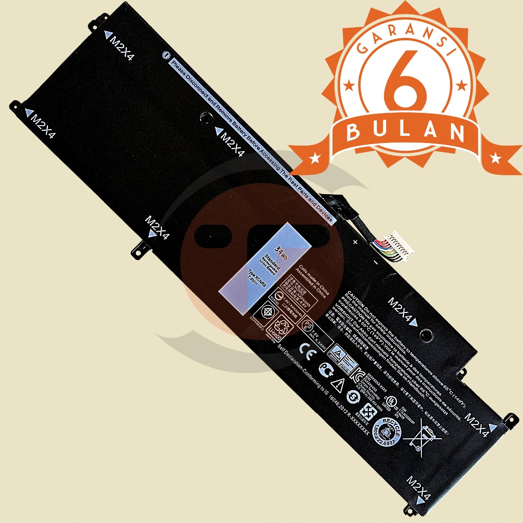 Jual Baterai Untuk Dell Latitude 13-7370 E7370 Ultrabook Series 0XCNR3 ...