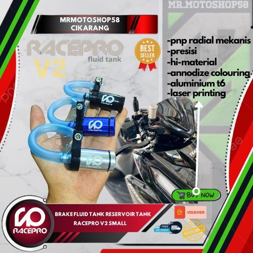 Jual TABUNG MINYAK REM RACEPRO V2 TABUNG MASTER REM ATAS DEPAN CNC ...