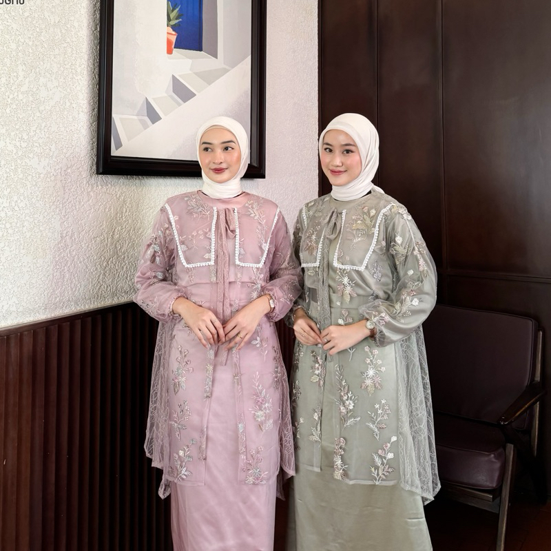 Jual NAOMI OUTER | TUNIC BRUKAT | OUTFIT WISUDA | BAJU WISUDA | OUTFIT ...