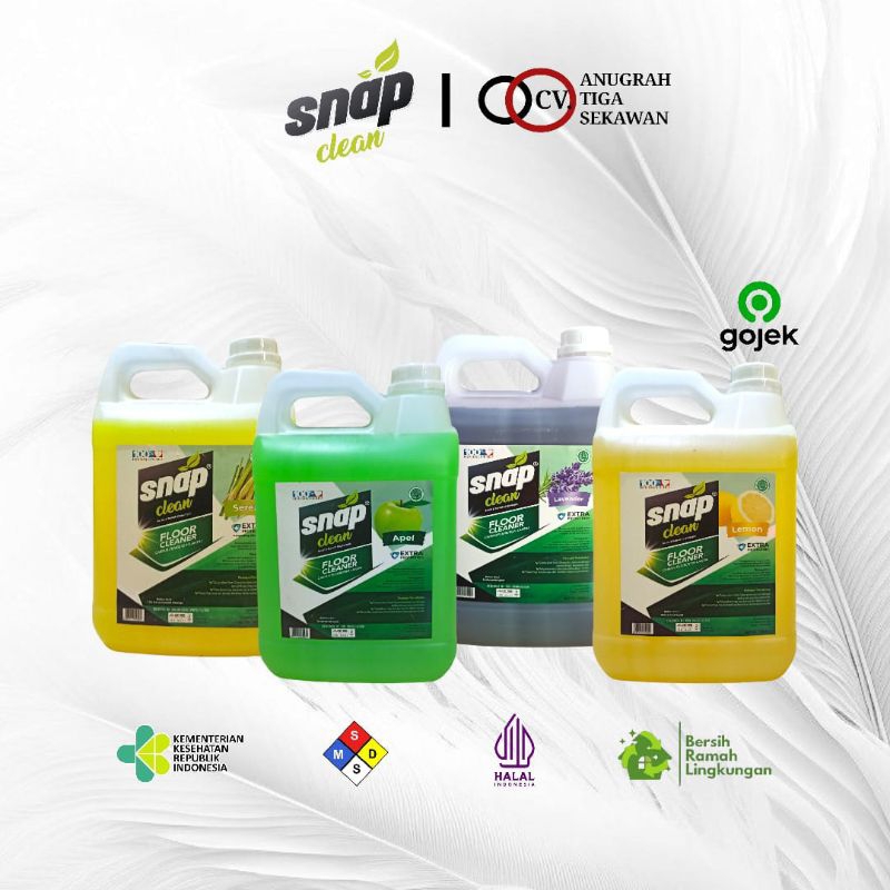 Jual Snap Clean Floor Cleaner Pembersih/ Pel Lantai Extra Anti ...