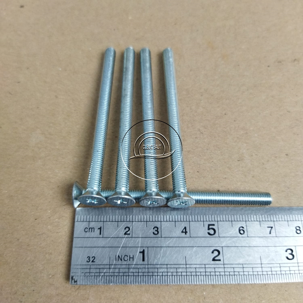 Jual BAUT JF M5 X 70 FLAT HEAD SEKRUP M5X70 PANJANG 7CM 7 CM BAUD 8 5X70 5 X 70 MM 70MM OBENG ...