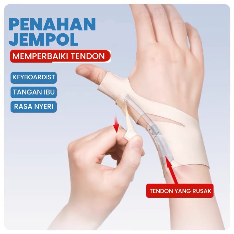 Jual 2 PCS Penyangga Jari Jempol Fixer Pelindung Tendon Terapi Tangan ...