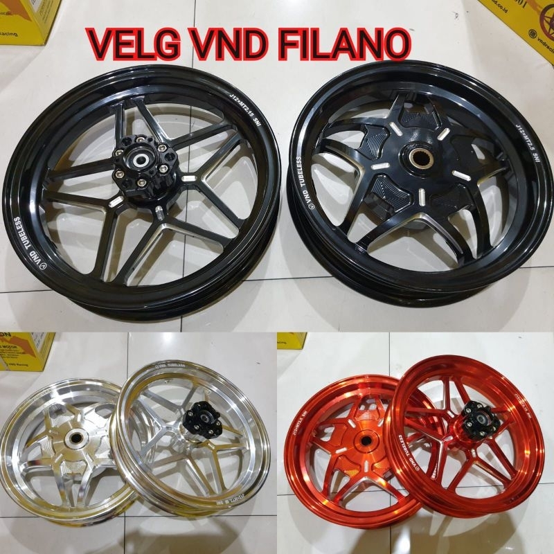 Jual VELG RACING VND GRAND FILANO FREEGO VSPEED V1 215x12 & 250x12 RING ...