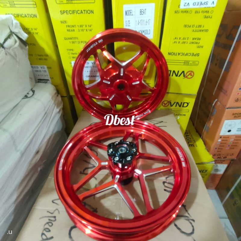 Jual NEW VELG RACING VND V SPEED BINTANG LANGIT GRAND FILANO UK.215X12 ...