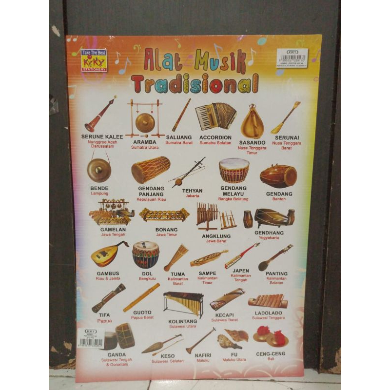 Jual Poster Alat Musik Tradisional | Shopee Indonesia