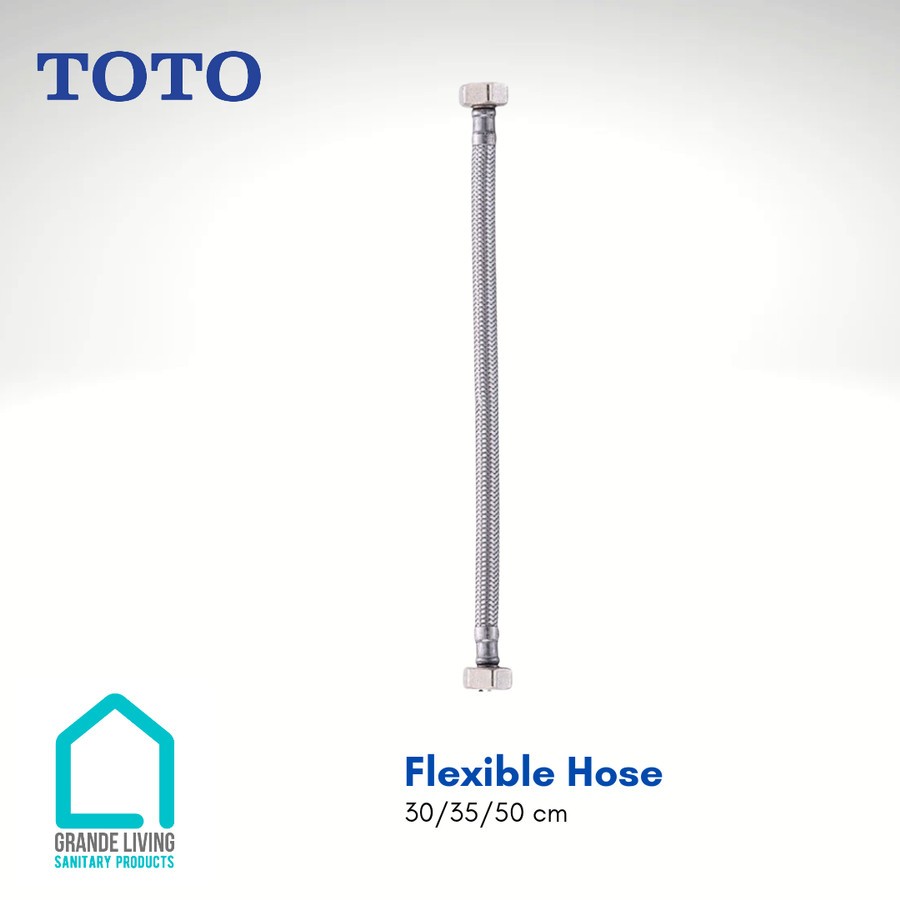 Jual TOTO Flexible Hose Stainless Steel - 30 cm | Shopee Indonesia