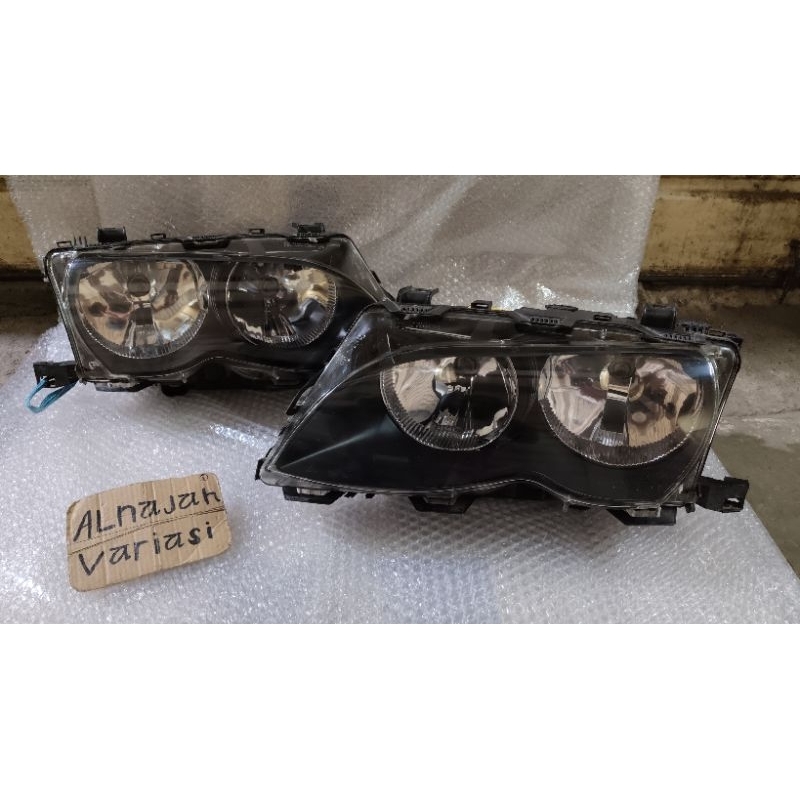 Jual Headlamp lampu depan bmw e46 facelift original | Shopee Indonesia