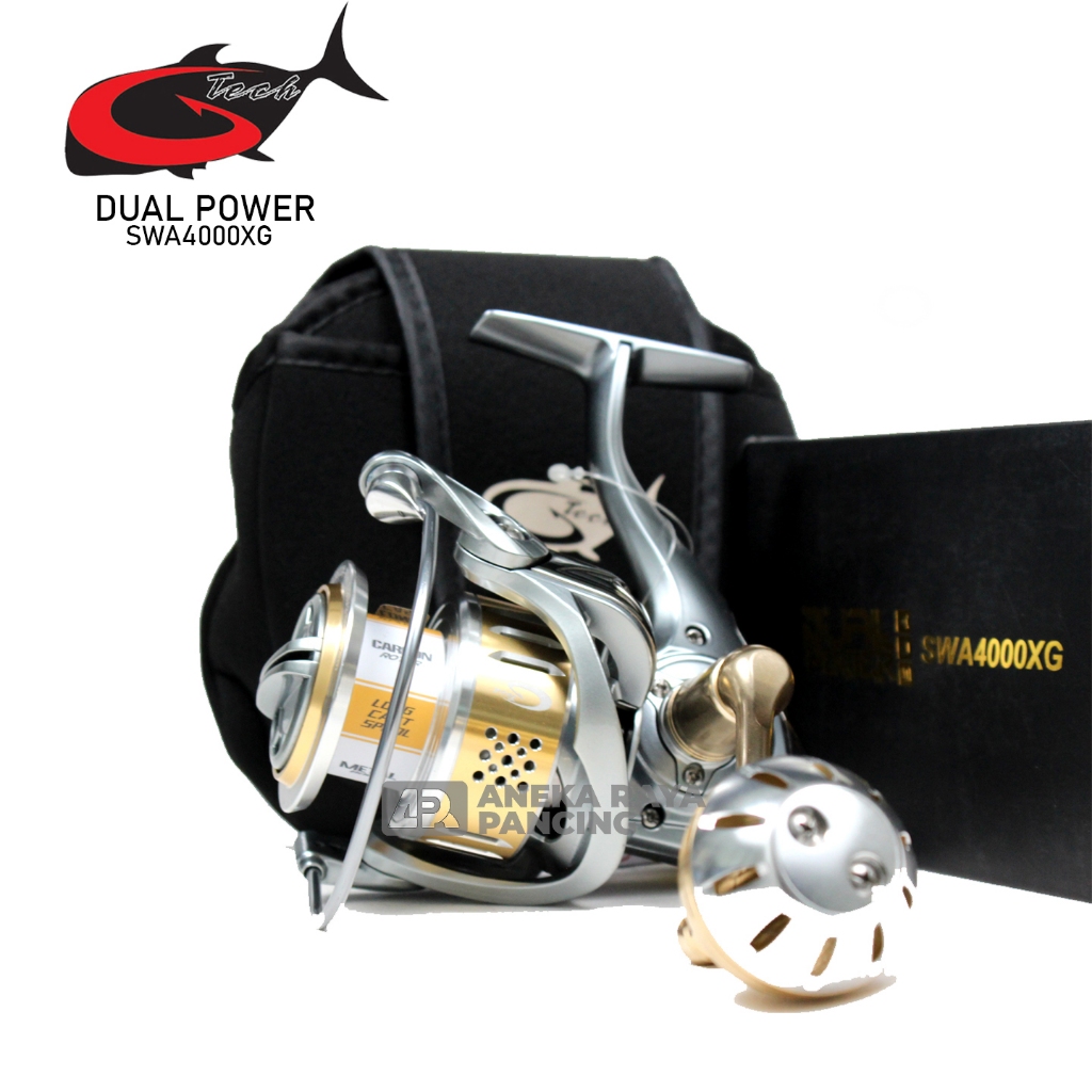 Jual REEL GTECH DUAL POWER SWA | Ril Gtech Saltwater Metal Body | Ril ...