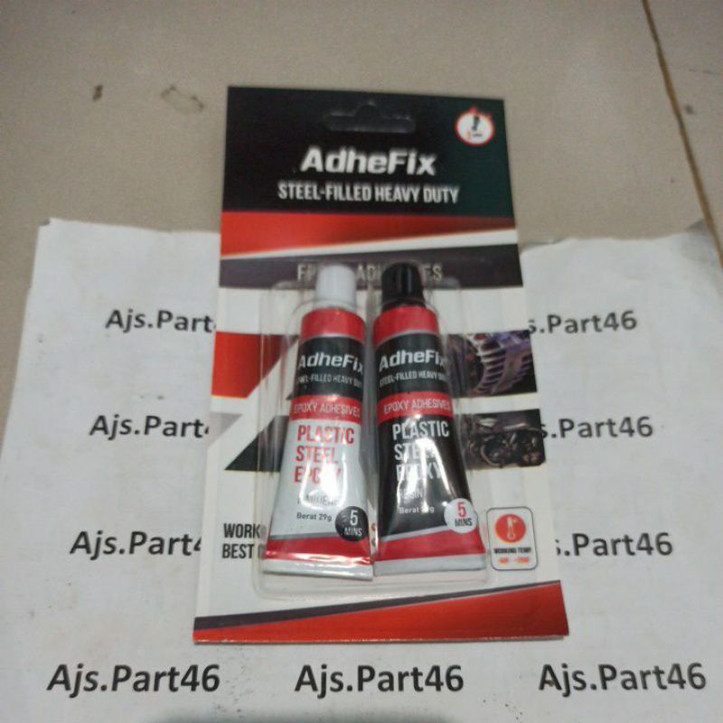Jual Adhefix LEM BESI EPOXY PLASTIK STEEL 5 MENIT 29 gram | Shopee ...