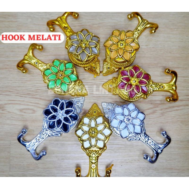 Jual HOOK GORDEN /CANTOLAN TALI HORDENG BUNGA MELATI BESI | Shopee ...