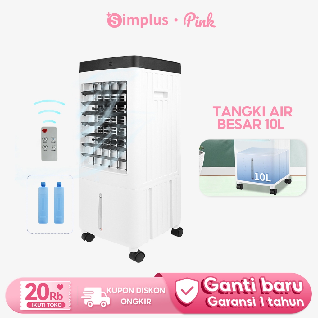 Jual Simplus Kipas Pendingin Kapasitas 10L 3 Tingkat Kecepatan dengan Remot Kontrol Penyaringan ...