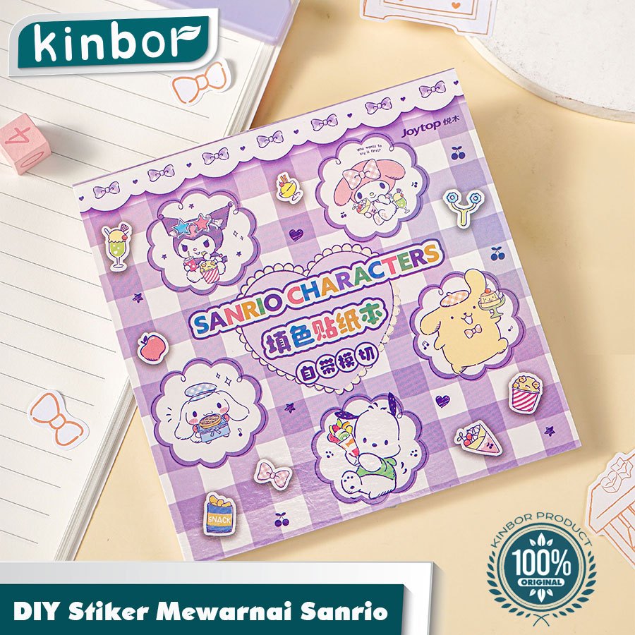 Jual Coloring Stiker Book Buku Sticker Mewarnai Sanrio | Shopee Indonesia