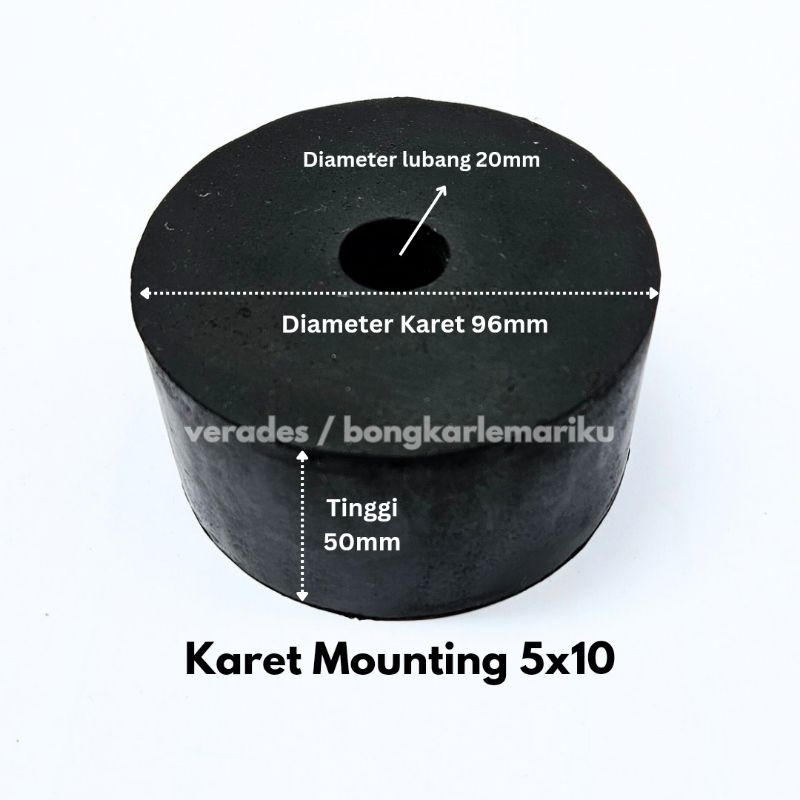 Jual Karet Mounting 5x10 Karet Kabin Dudukan Mesin AC | Shopee Indonesia
