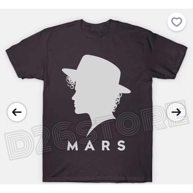 Jual Kaos Bruno Mars siluet Face BrunoMars World Tour Tshirt unisex ...