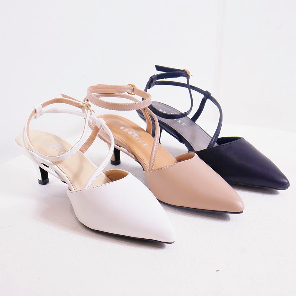 Jual Bernike Reva Sepatu Wanita Pump Heels Pesta Slingback 5 cm ...