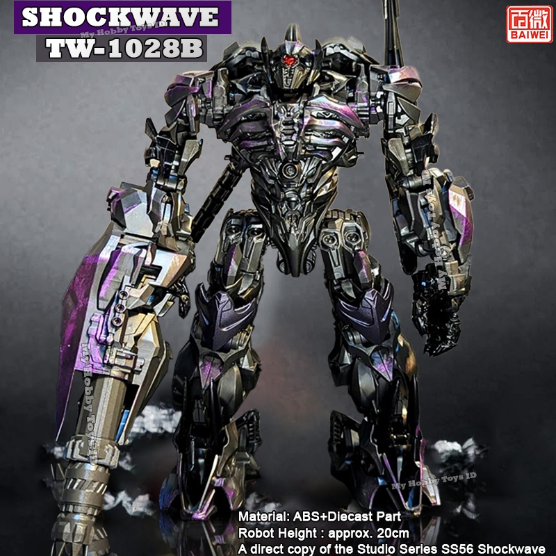 Jual Mainan Figure Robot Cybertrone Megatron Shockwave Dark Version ...