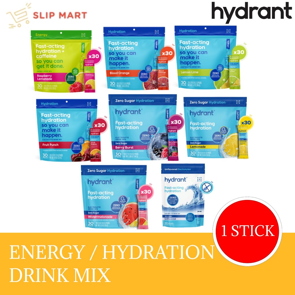 Jual Hydrant Energy / Hydration Drink Mix Electrolyte | Shopee Indonesia