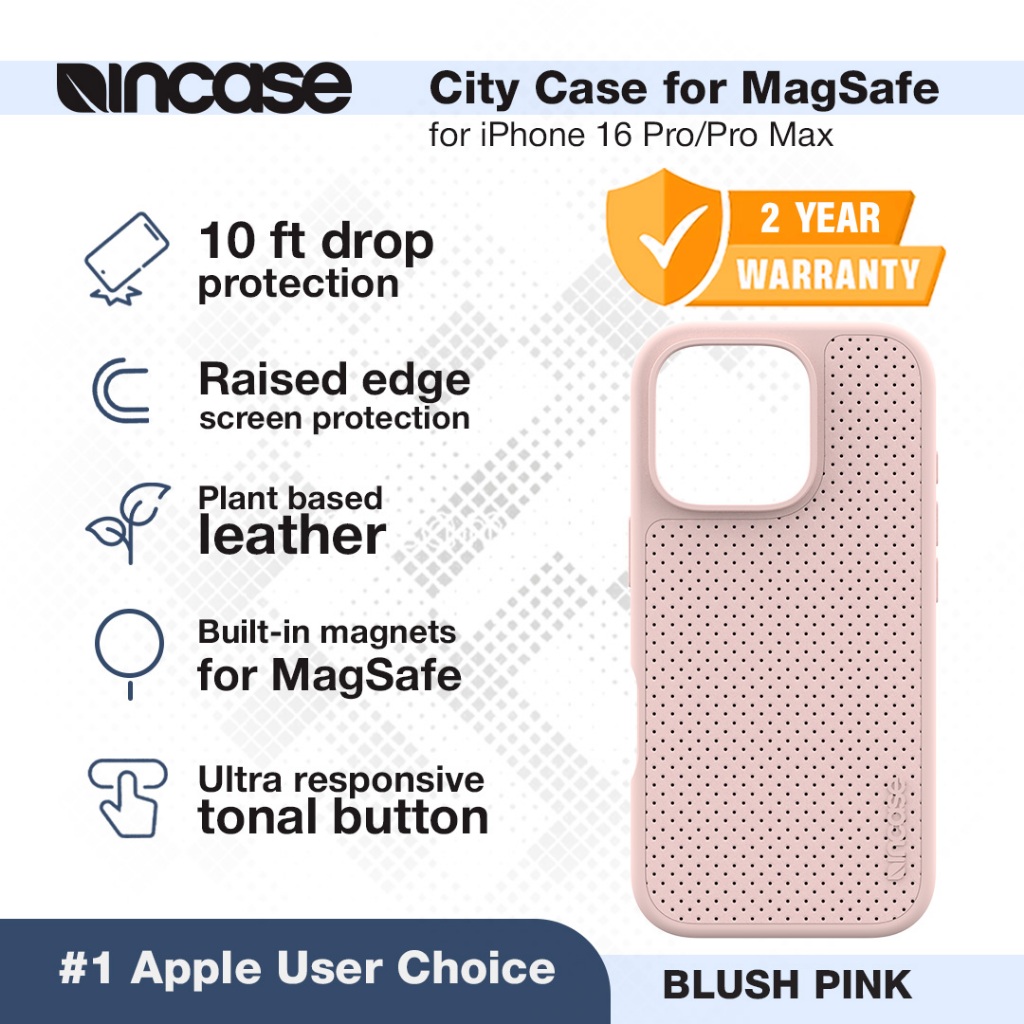 Jual Incase Casing MagSafe iPhone 16 Pro / iPhone 16 Pro Max Vegan ...