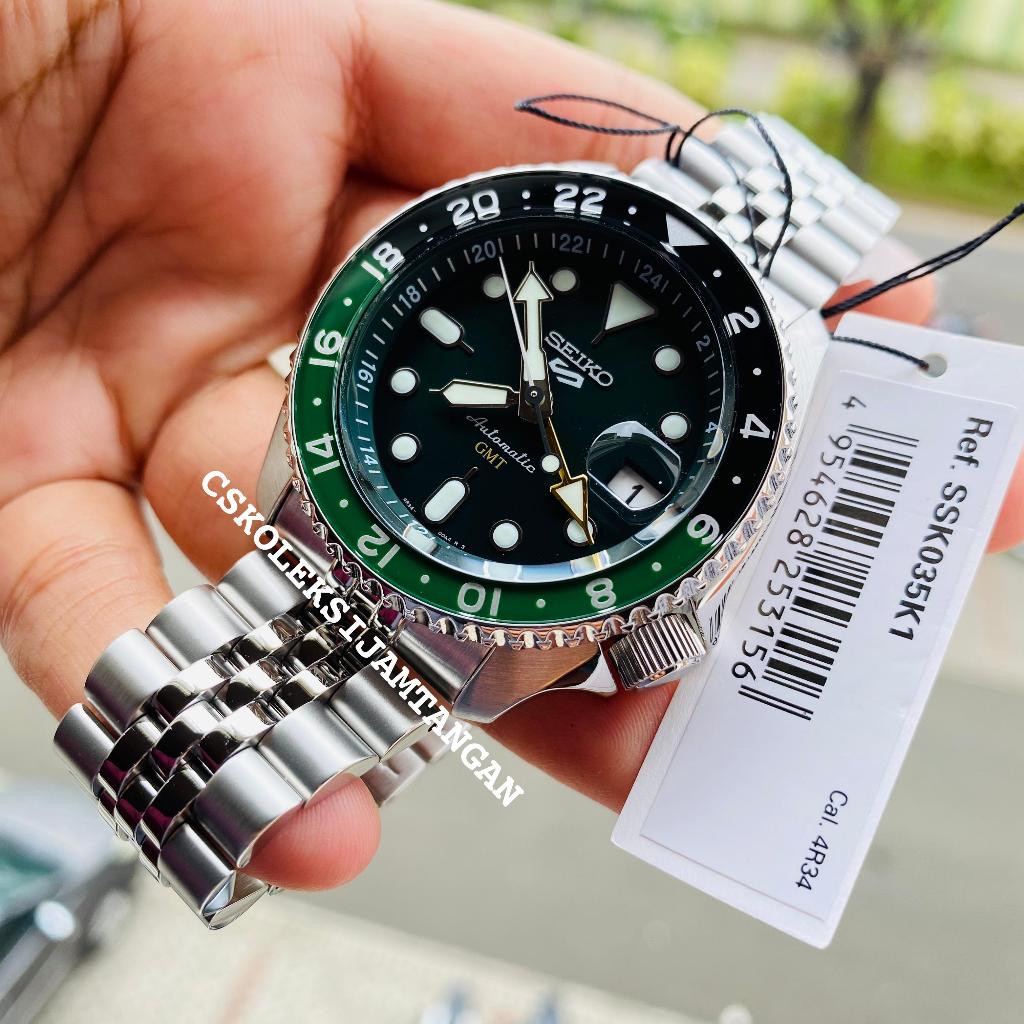 Jual JAM TANGAN PRIA SEIKO 5 SPORTS SKX GMT SSK035K1 SSK035 AUTOMATIC ...