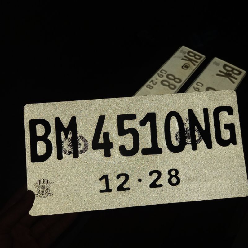 Jual plat mobil ukuran JDM font reflektive | Shopee Indonesia