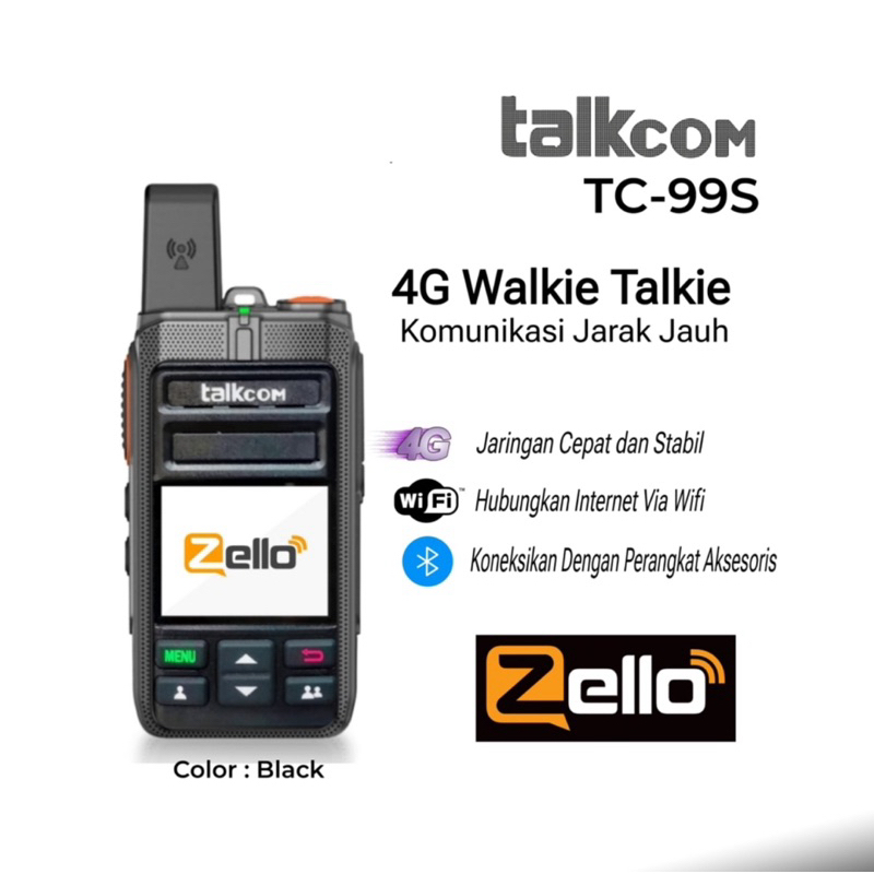 Jual HT POC TALKCOM TC-99S Zello | Shopee Indonesia
