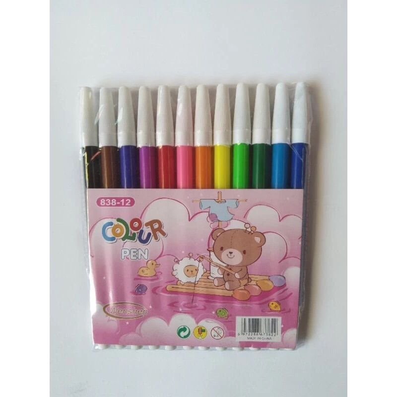 Jual Spidol Warna Murah Bagus isi 12 warna/pcs per pack | Shopee Indonesia