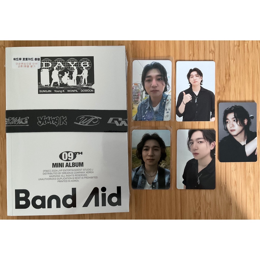 Jual DAY6 Band Aid Rock Band Nemo Sungjin POB (DO NOT CO) | Shopee ...