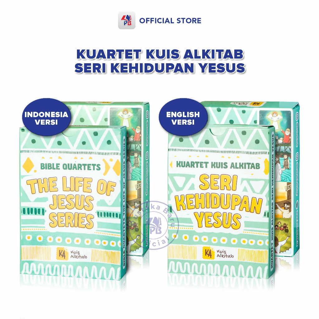 Jual Kartu Kuartet Kuis Alkitab Seri Kehidupan Yesus ( The Life Of ...