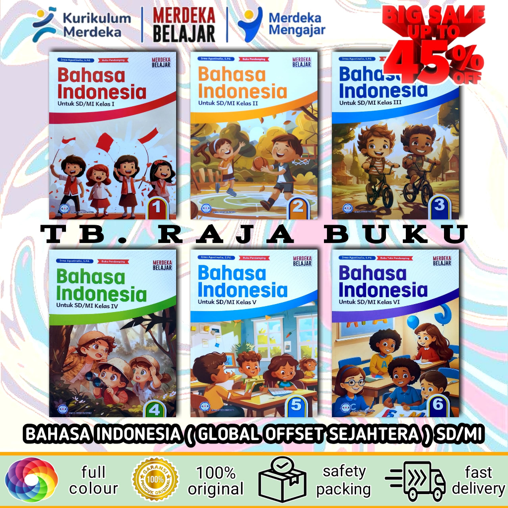 Jual Buku Siswa Pendamping BAHASA INDONESIA Kelas 1,2,3,4,5,6 SD Kurikulum Merdeka - Global ...