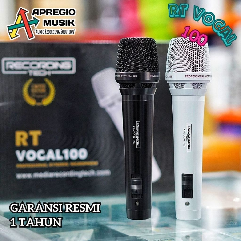 Jual Recording Tech RT Vocal 100 Vocal100 Professional Dynamic Mic ...