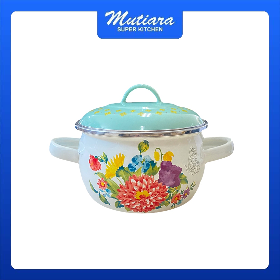 Jual Mini Pot /Mini Dutch Oven Enamel Kedaung Vintage 14 cm - KIC ...