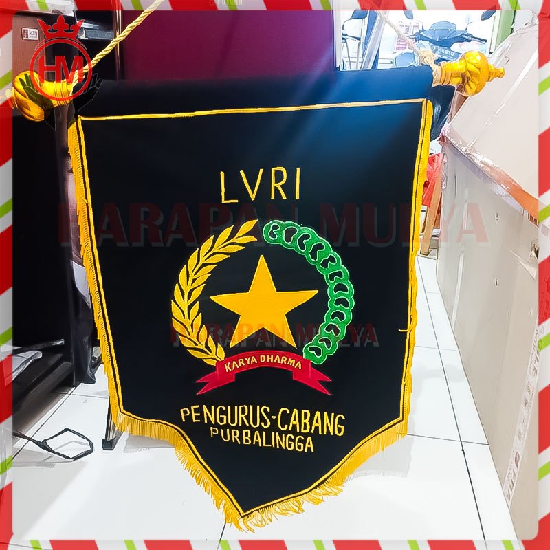 Jual Bendera Vandel Rumbai Custom Bendera LVRI Bendera Logo LVRI ...