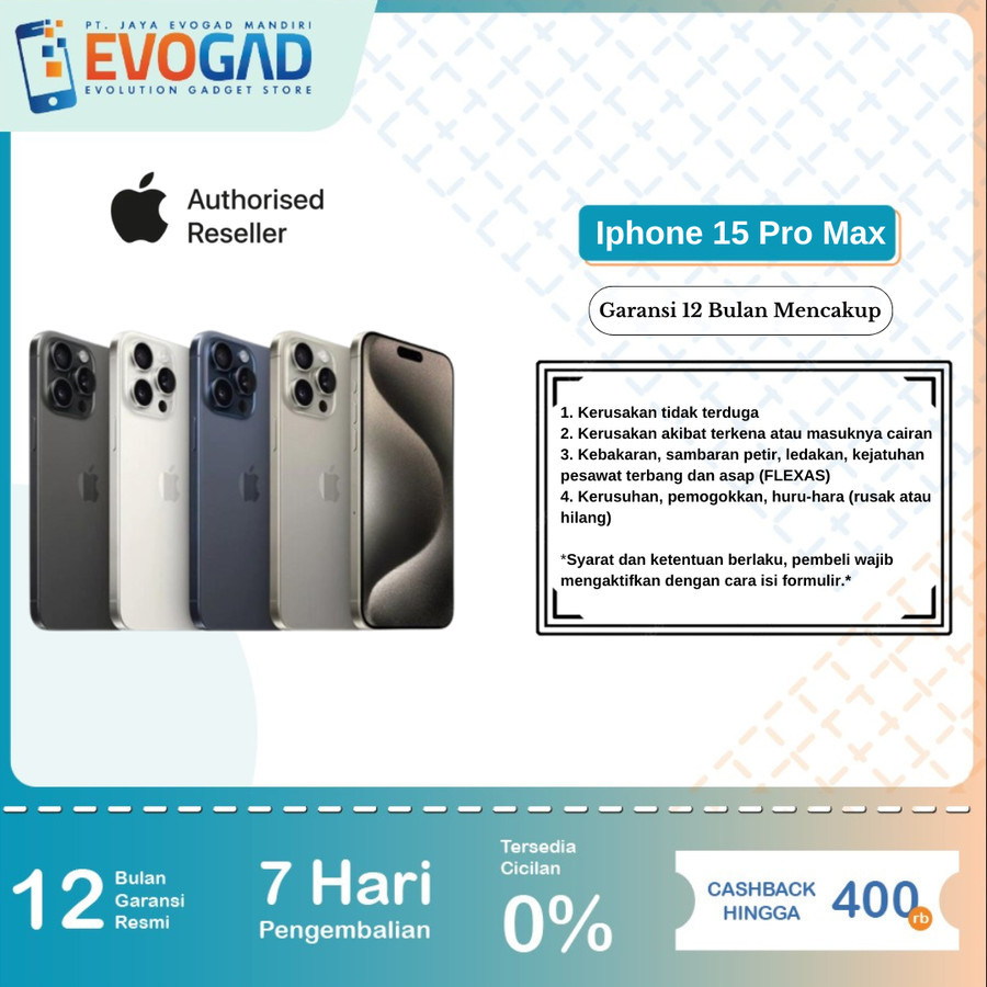 Jual iPhone 15, 15 Pro & 15 Pro Max | 120 Hz, 48 MP, chip A17 Pro ...