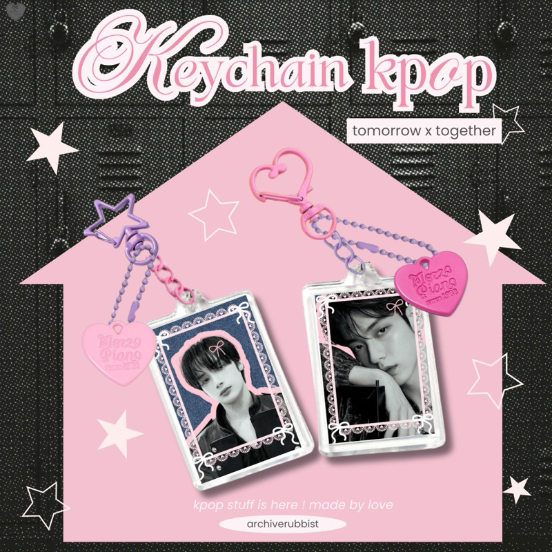 Jual KEYCHAIN CLEAR KPOP TXT TOMORTOW X TOGETHER/ KEYCHAIN KPOP ...