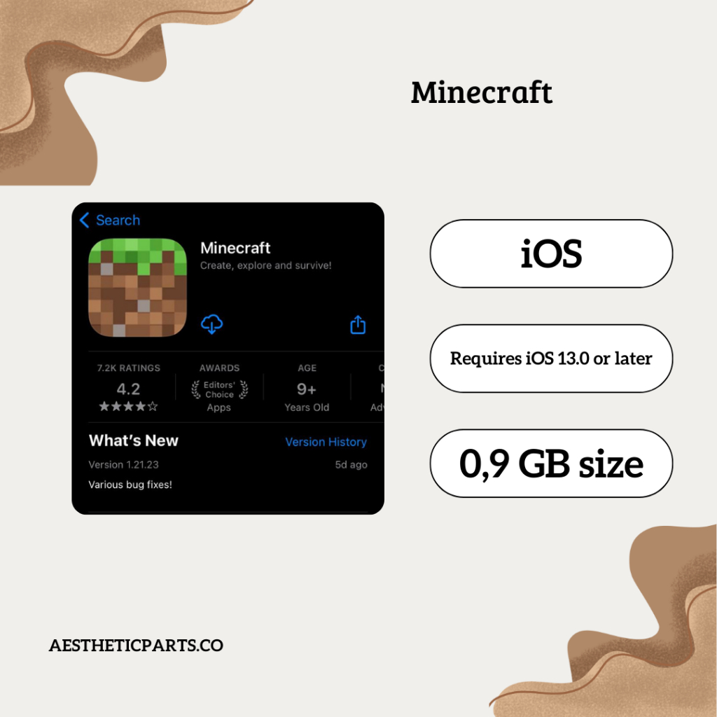 Jual Minecraft. & GTASA - Permainan Minecraft Game Apple iPhone IOS ...