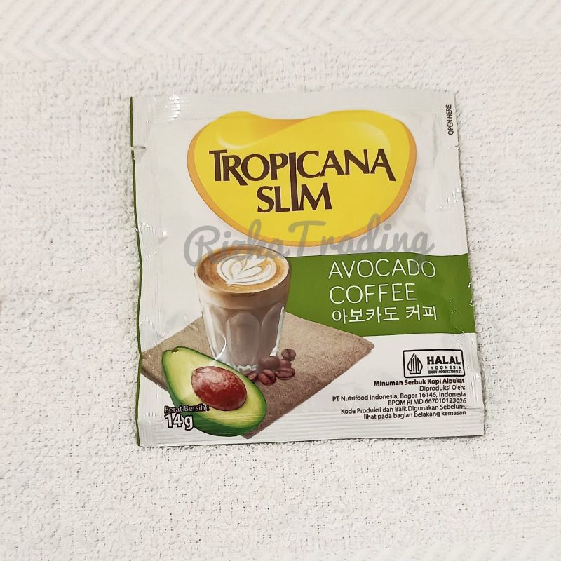 Jual Tropicana Slim Avocado Coffee Sachet Eceran | Shopee Indonesia