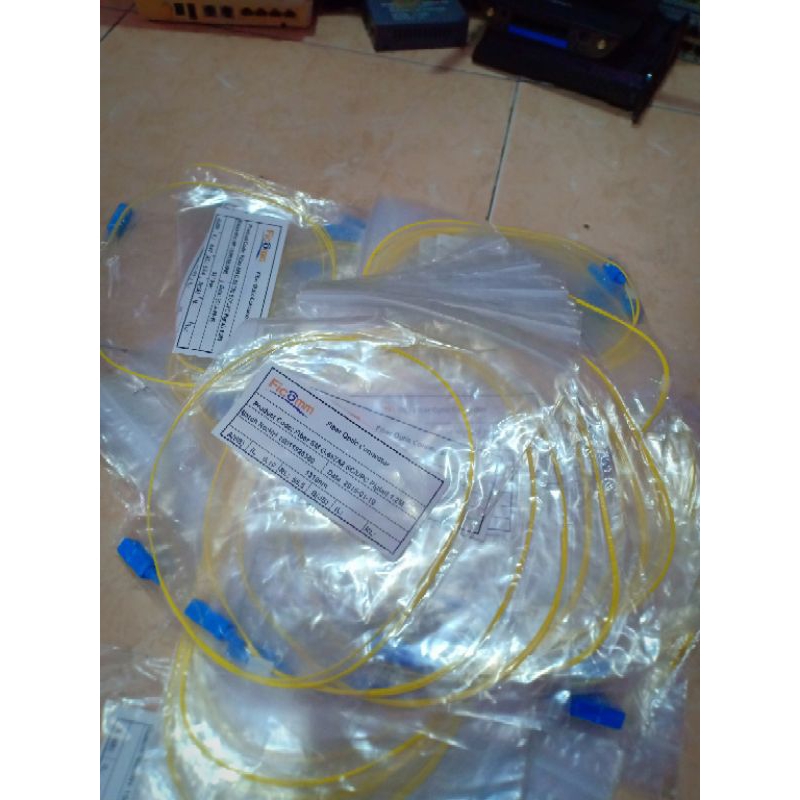 Jual Fiber optik Ficomm Conector pigtail SC/UPC pigtail 1,2M baru ...