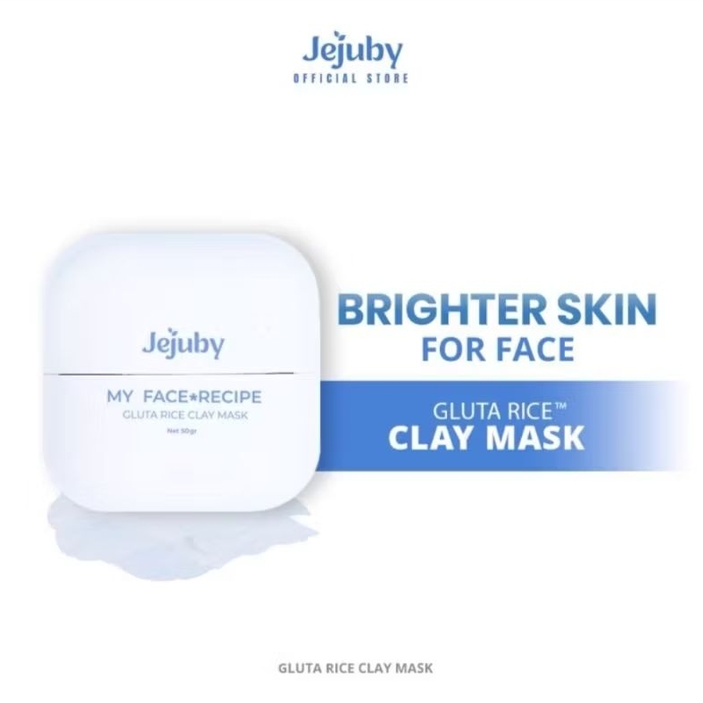 Jual Gluta Rice Clay Mask | Bleaching Wajah | Clay mask Jejuby [BPOM ...