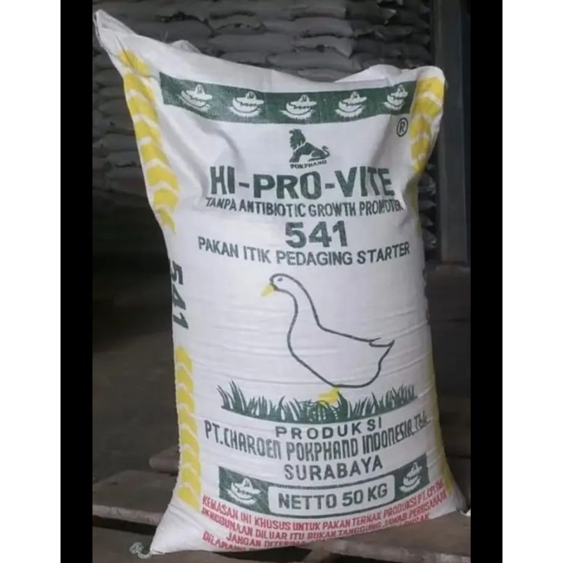 Jual 541 Pakan Entok Itik Bebek Starter Pedaging Hi Pro Vite 10Kg ...