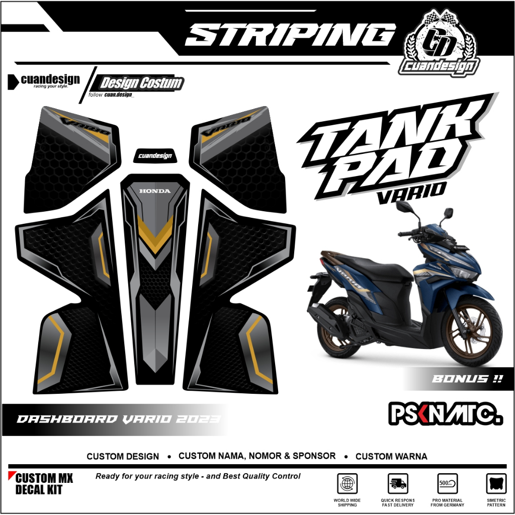 Jual STICKER TANKPAD PELINDUNG DASHBOARD DECKPAD VARIO 125 NEW 2023 ...