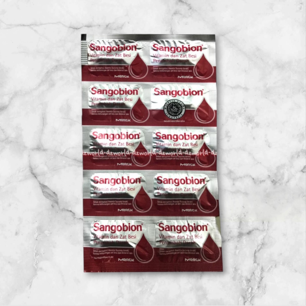 Jual Sangobion Kapsul 10tablet Atasi Anemia Hidup Penuh Semangat Sango ...