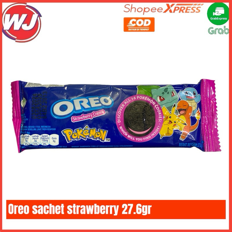 Jual OREO SACHET STRAWBERRY 27 GRAM | Shopee Indonesia