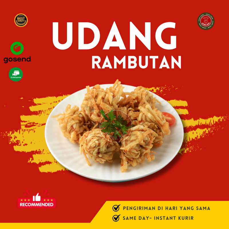 Jual (BISA INSTANT) Udang Rambutan ala Gacoan | Udang Tepung Frozen ...