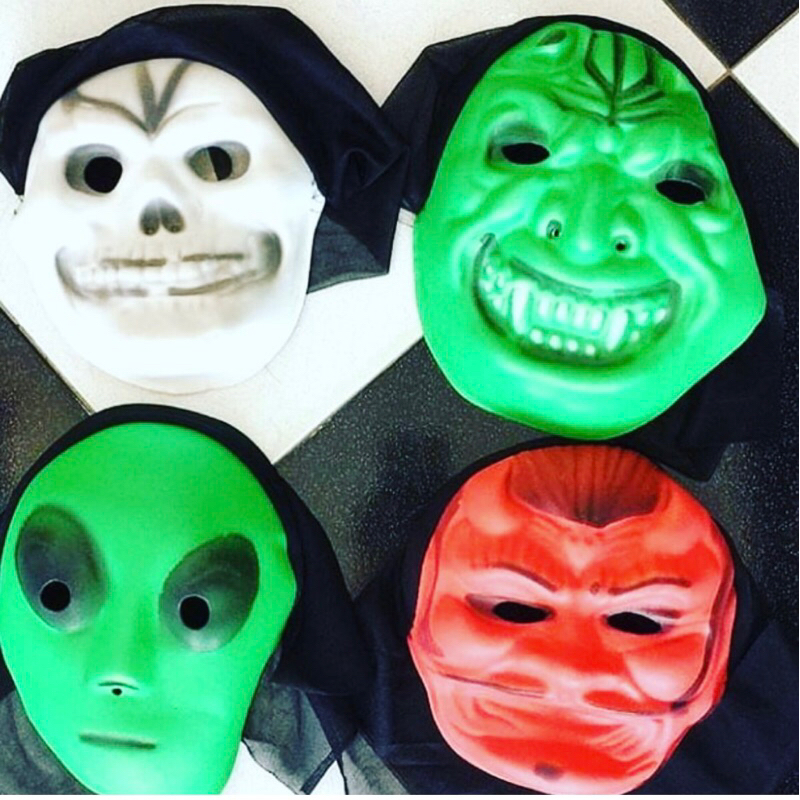 Jual Halloween Topeng Setan Mask Ghost Devil Ready stock | Shopee Indonesia