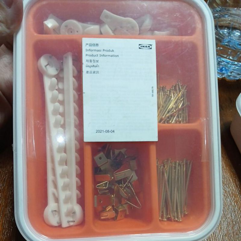 Jual IKEA FIXA hook pengaturan frame dinding pengait pigura paku 116pc ...