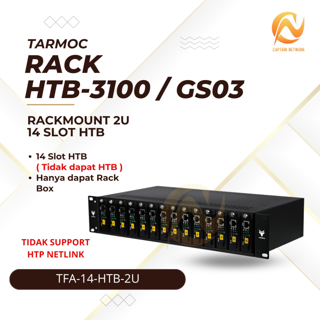 Jual Tarmoc TFA-14-HTB-2U Rackmount 2U Media Converter FO HTB 14 Slot Rak | Shopee Indonesia