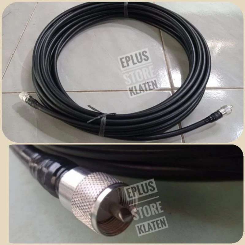 Jual Kabel pemancar HT RIG siap pakai RG8 15m sudah terpasang konektor ...