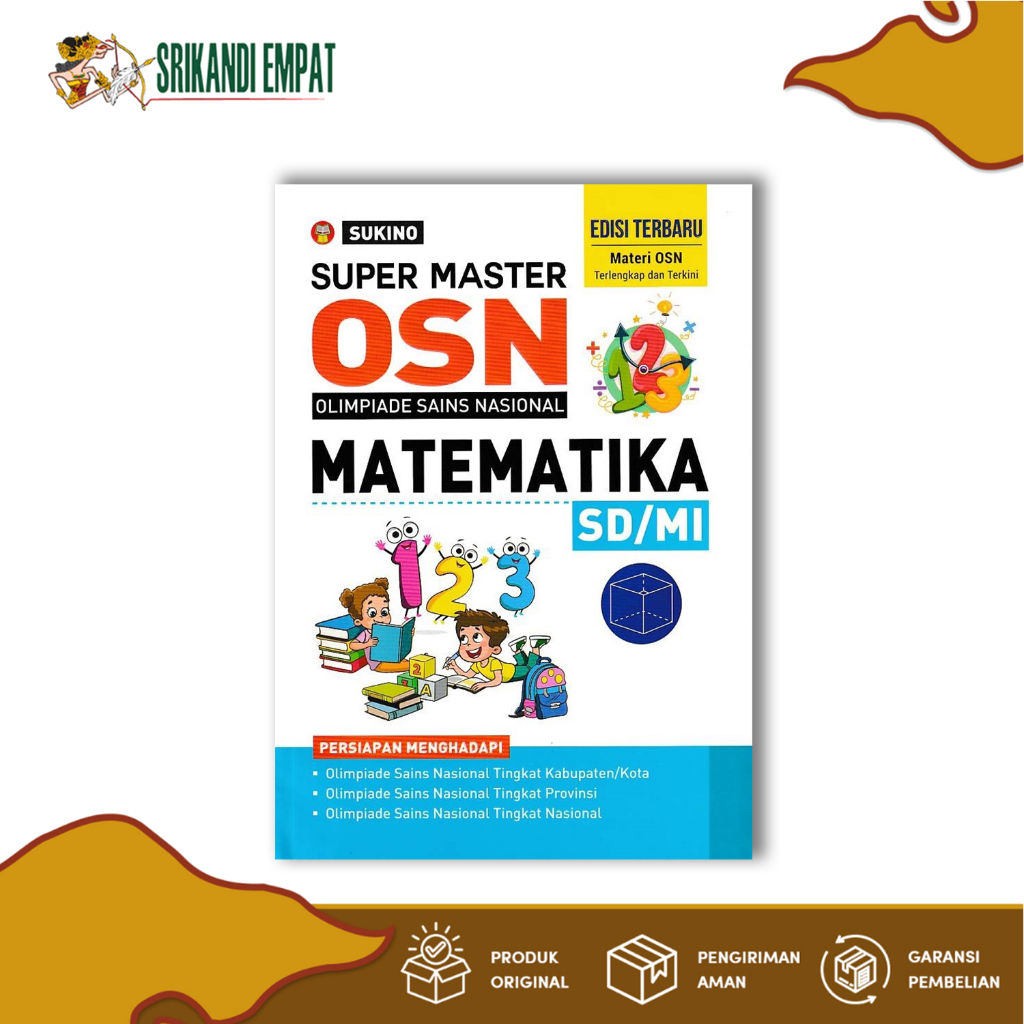 Jual Buku OSN Super Master Olimpiade Sains Nasional Matematika SD Edisi Terbaru / Materi OSN ...